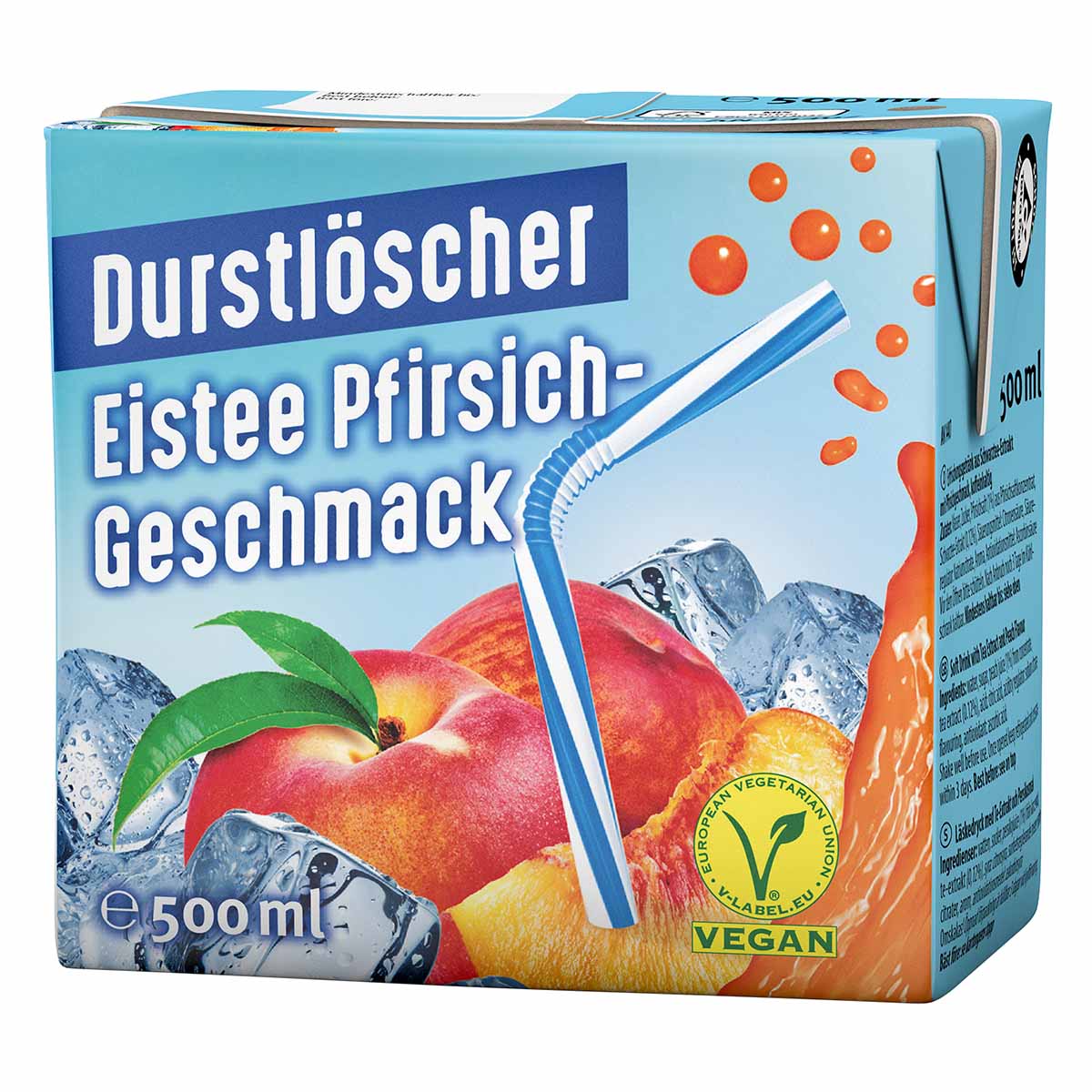 Durstlöscher Pfirsich Eistee 12 x 500 ml – fooody4u
