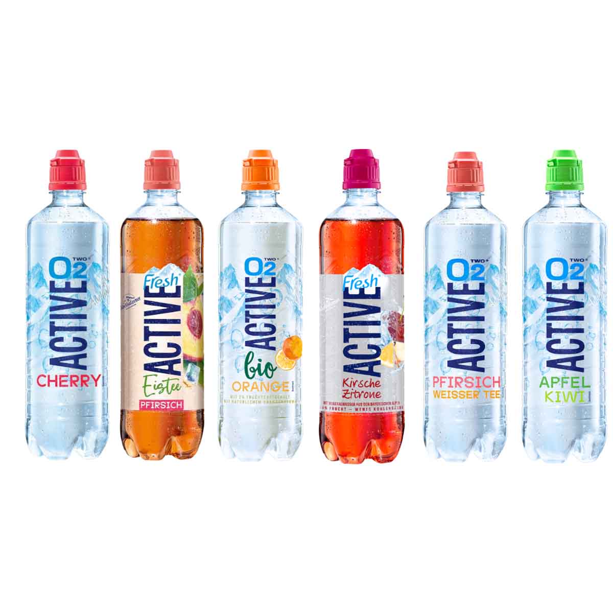 Adelholzener Active O2 / Fresh / bio Probierpaket 6 x 750 ml – fooody4u