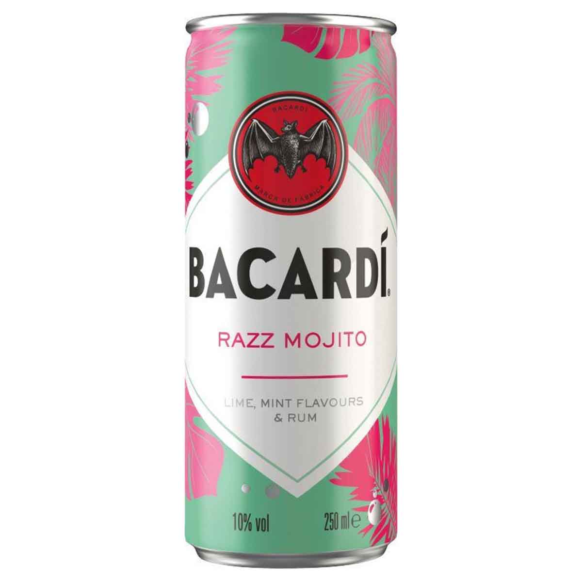 Bacardi Razz Mojito 10 % 12 x 250 ml – fooody4u