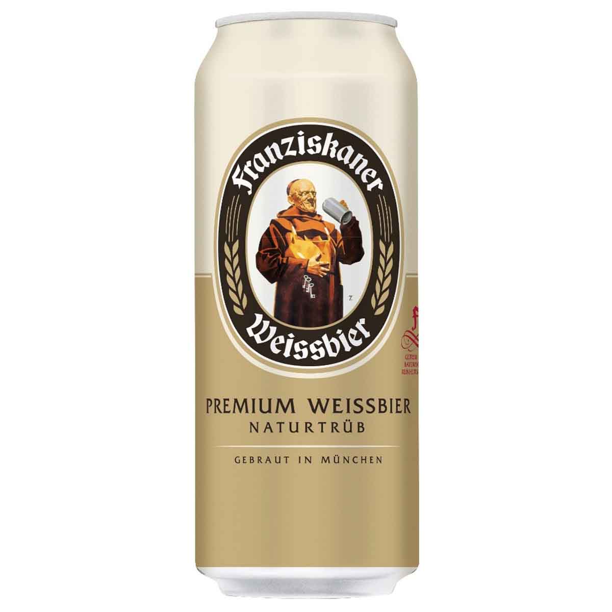 Franziskaner Hefeweizen hell 24 x 500 ml – fooody4u