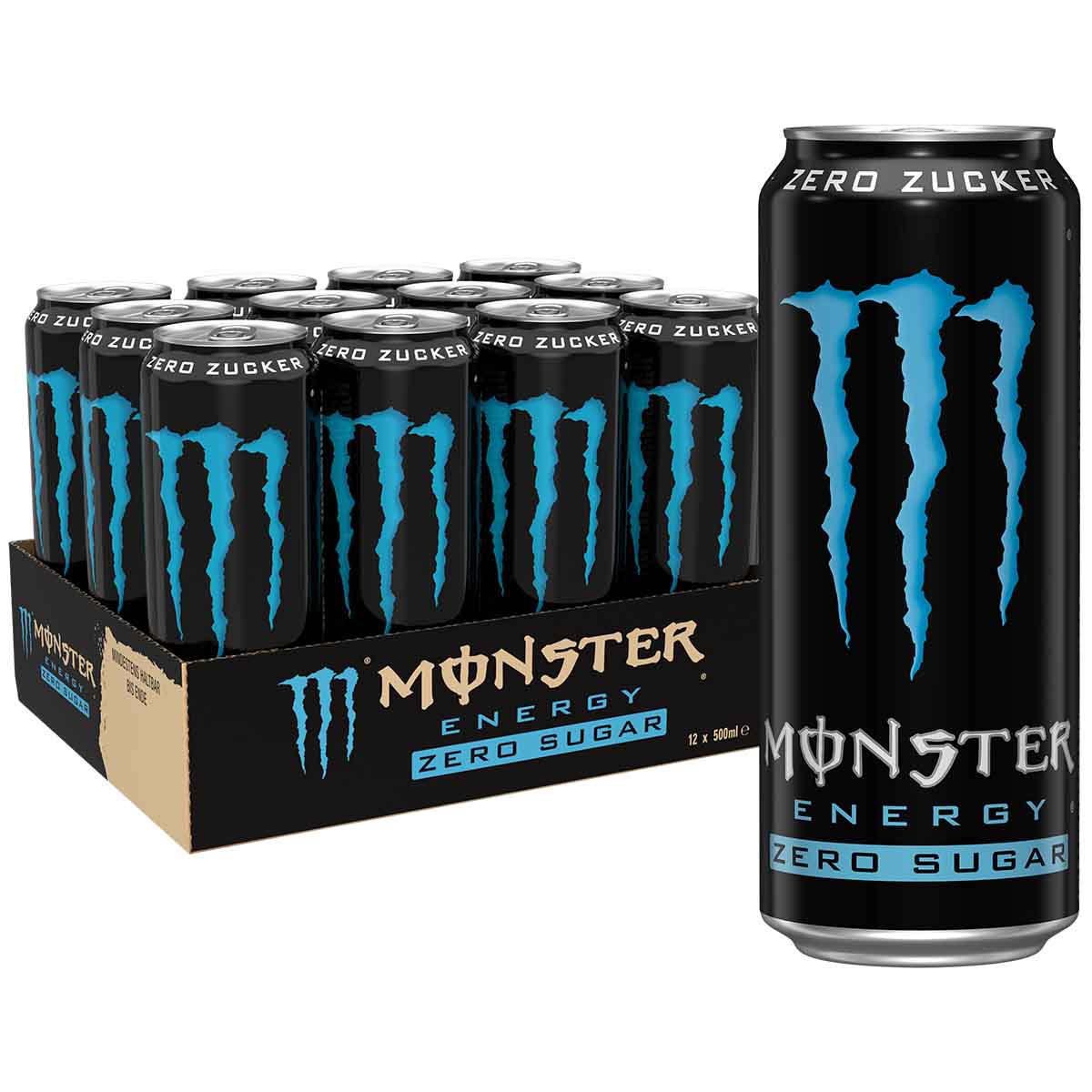 Monster Energy zero sugar zero Zucker 12 x 500 ml – fooody4u